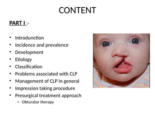 Cleft lip and Palate, etilogy and management | PPTX