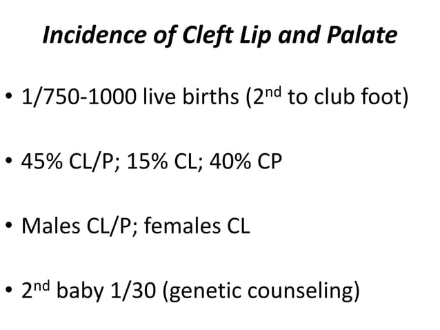 Cleft Lip & Palate KIU.pptx | Pregnancy | Reproductive Health