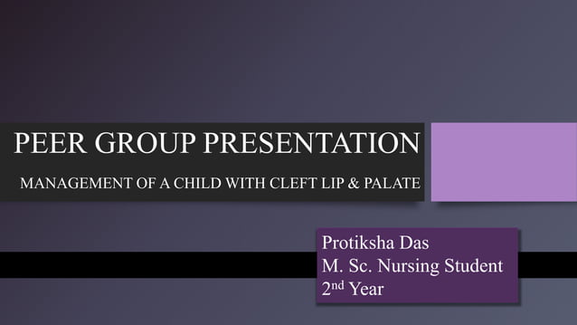 Presentation on Cleft Lip and Cleft Palate | PPTX | Pregnancy | Reproductive Health