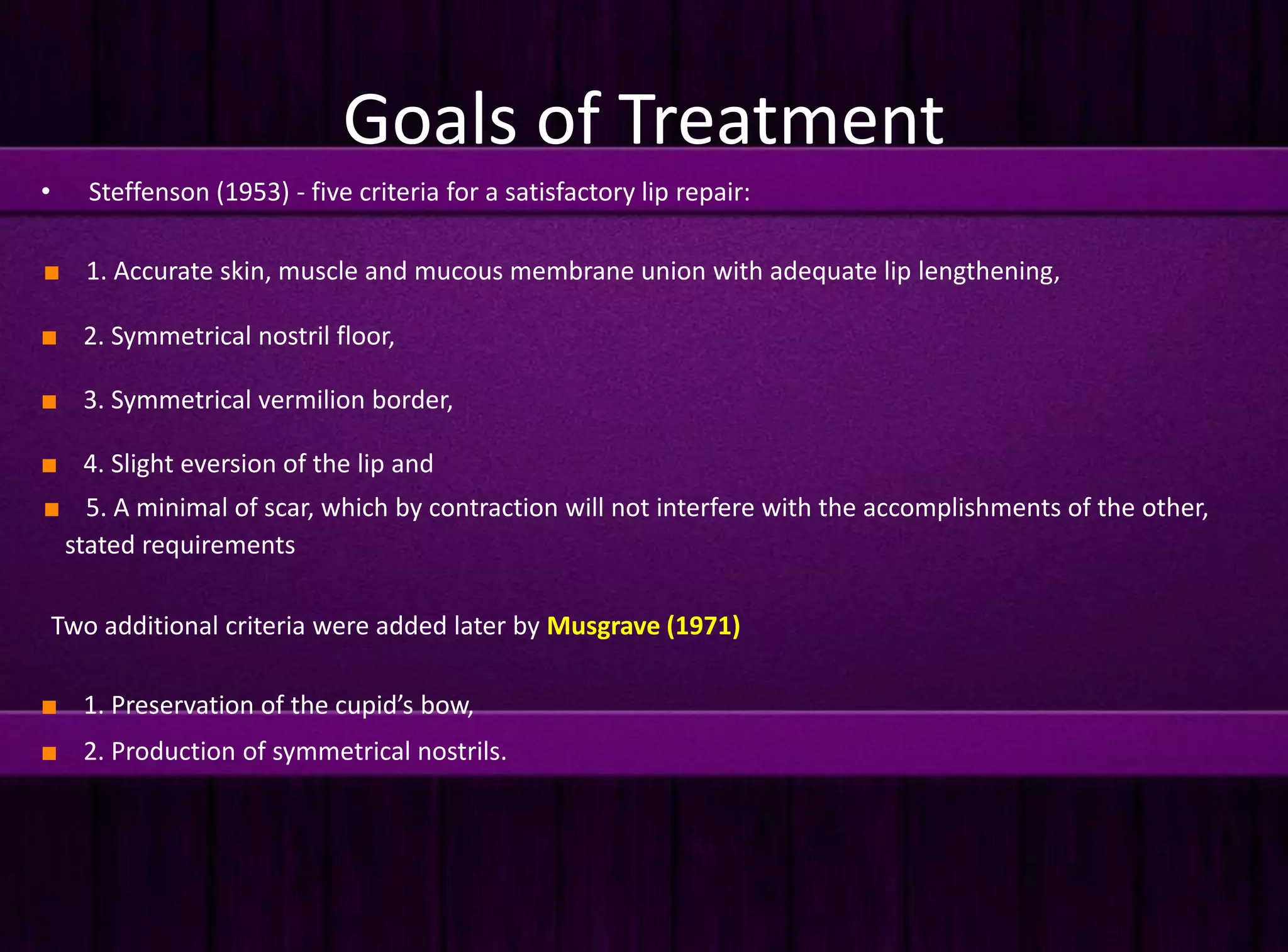 Cleft lip repair | PPTX