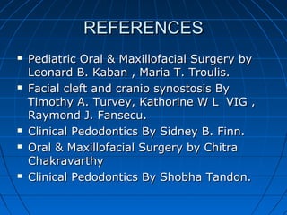 Cleft management _pedo_ | PPT