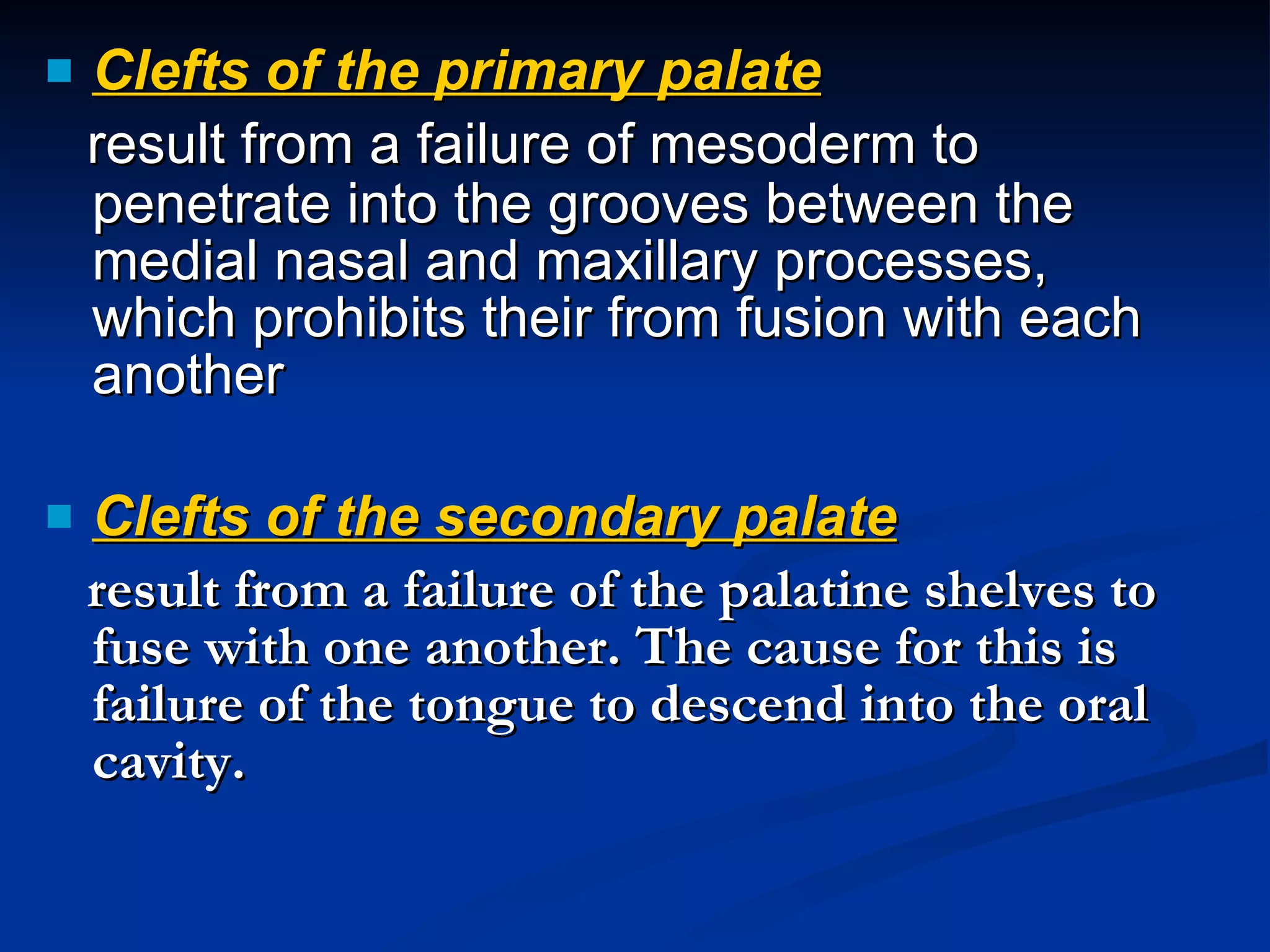 Cleft palate | PPT