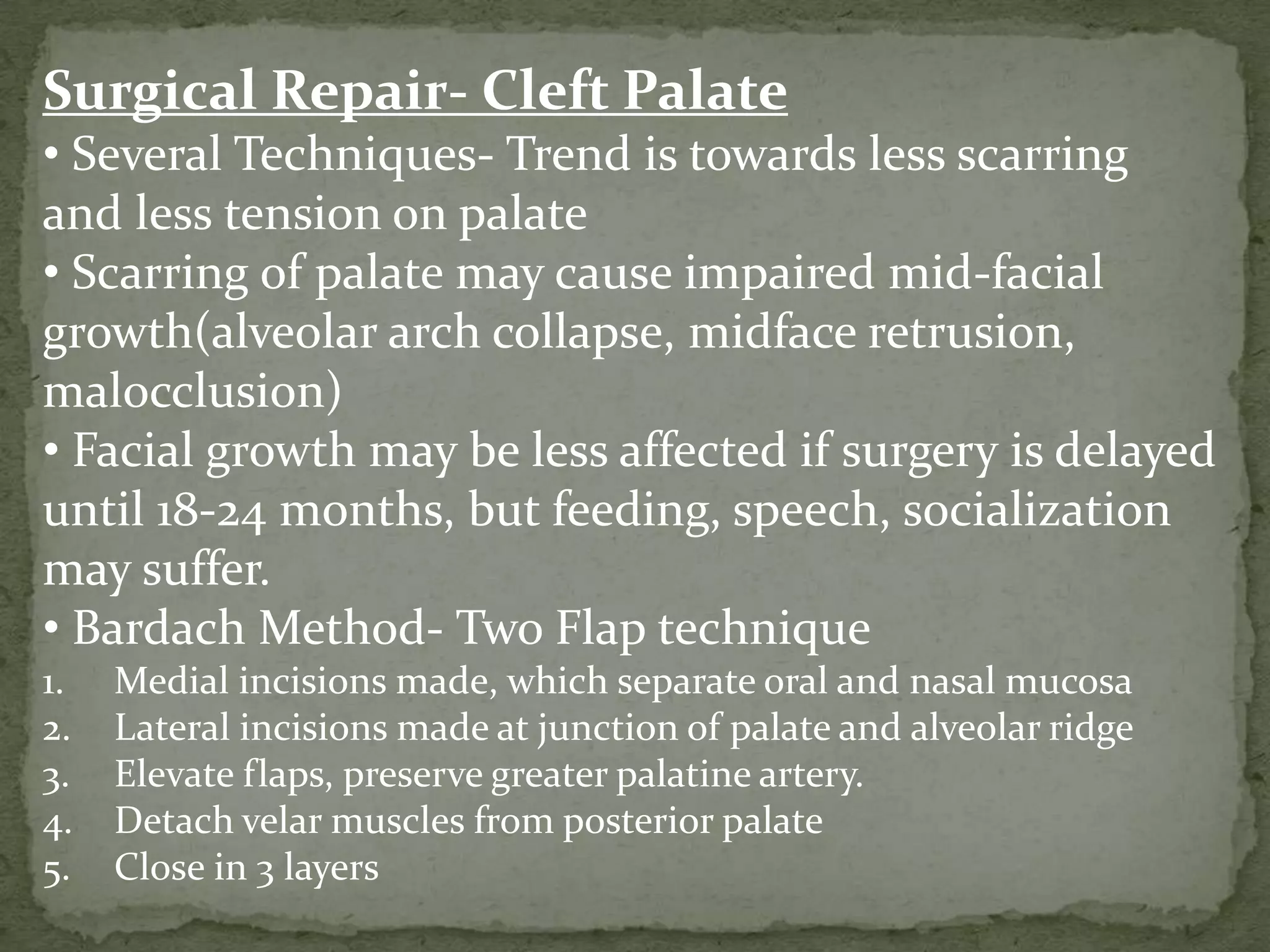 Cleft palate dental oral pathology | PPTX