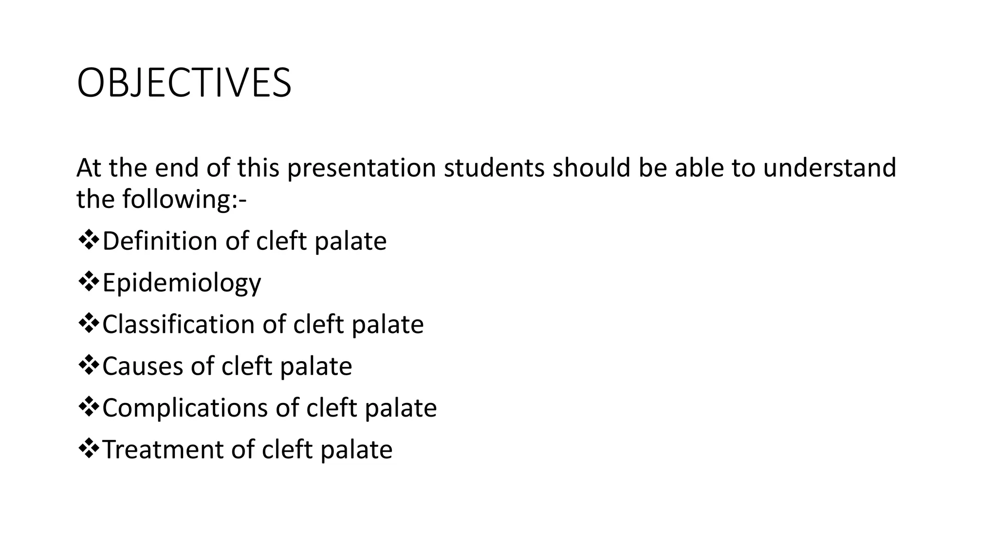 cleft palate. pptx | PPTX