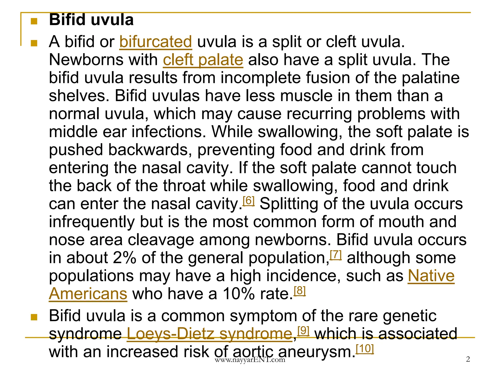 Cleft Palate Lip Bifid uvula submucosal cleft modified by Dr Nayyar.ppt