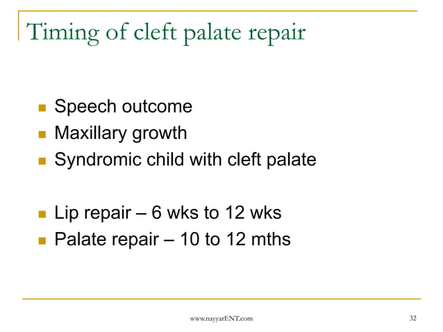 Cleft Palate Lip Bifid uvula submucosal cleft modified by Dr Nayyar.ppt ...