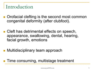 Cleft Palate Lip Bifid uvula submucosal cleft modified by Dr Nayyar.ppt ...