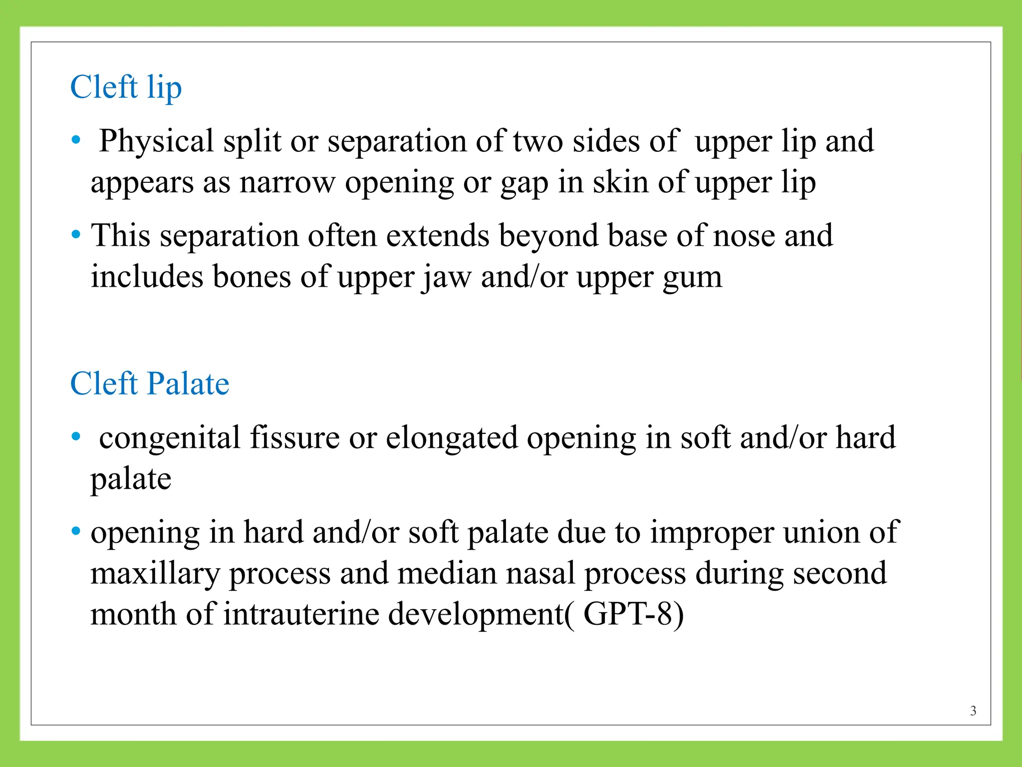cleft lip and Cleft Palate Rehabilitation | PPTX