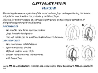 CLEFT LIP AND PALATE PART 3 - SURGICAL.pptx