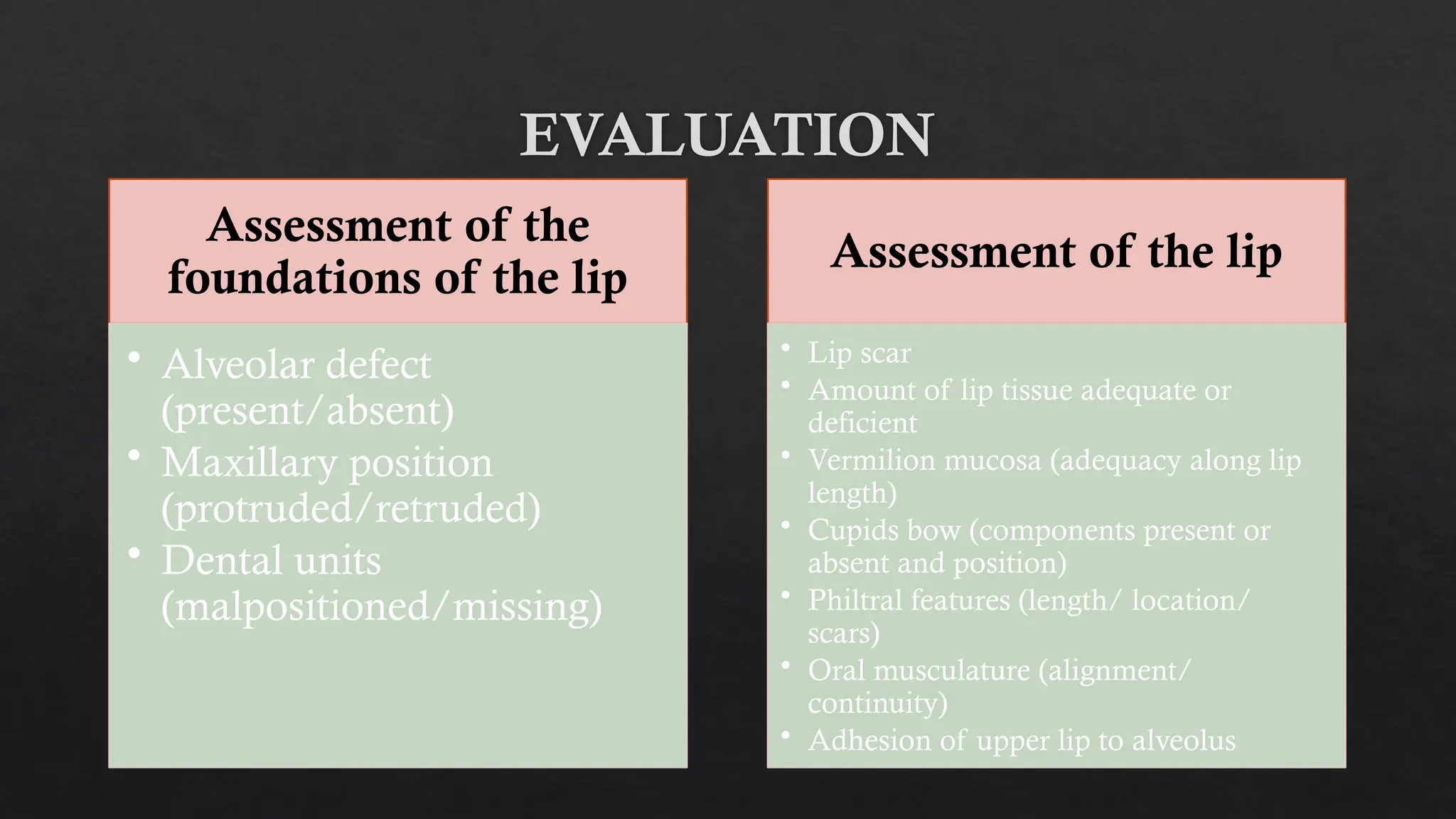 CLEFT POST SURGICAL COMPLICATIONS.pptx.... | PPTX