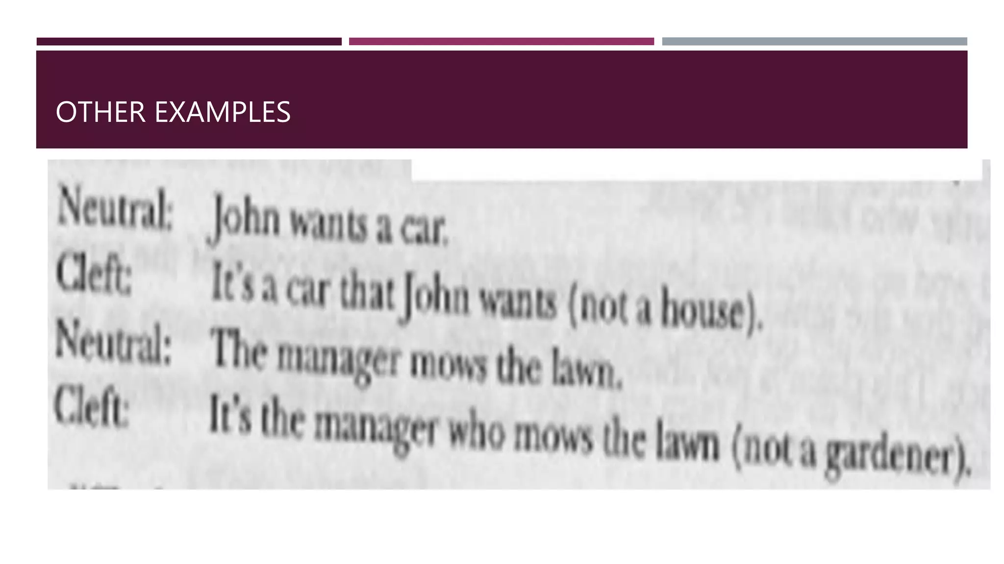 Cleft sentences | PPT