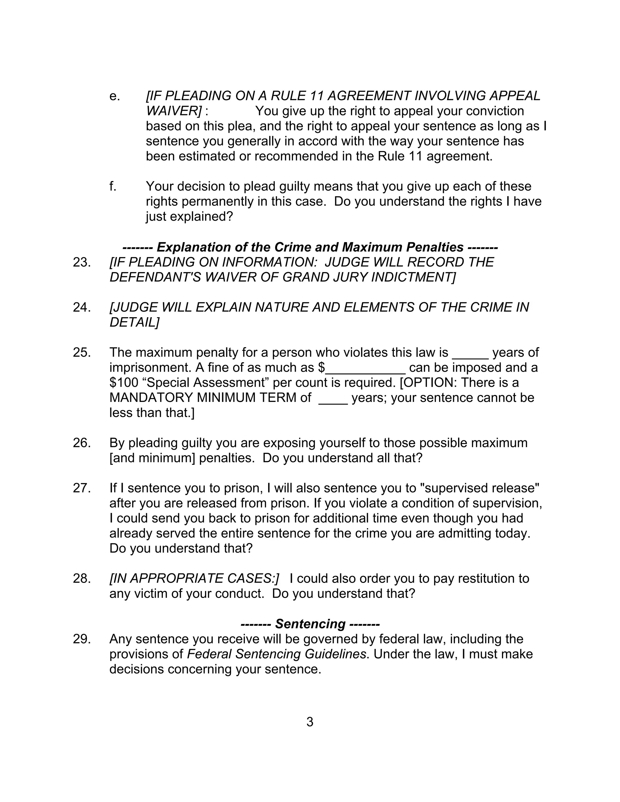 Guilty Plea Colloquy | PDF