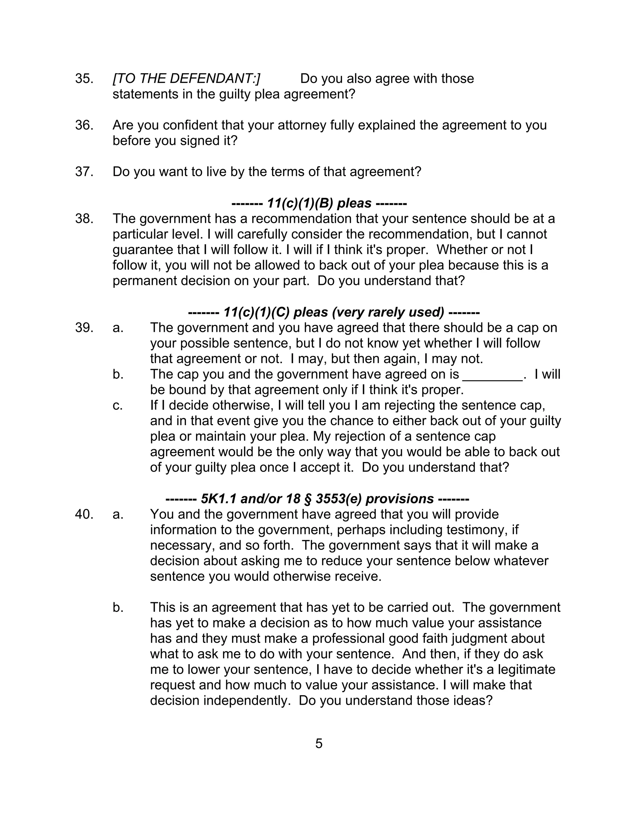 Guilty Plea Colloquy | PDF