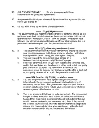 Guilty Plea Colloquy | PDF