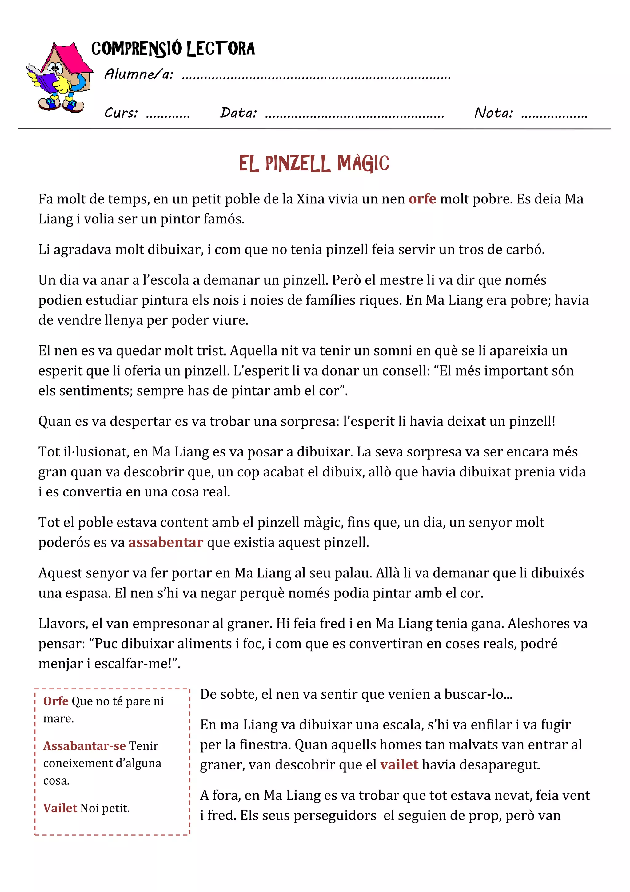 Cl el pinzell màgic | PDF