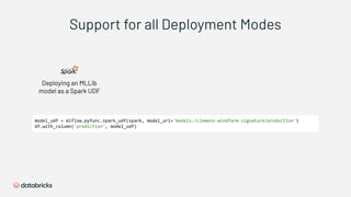 Databricks Overview for MLOps | PDF | Cloud Computing | Internet
