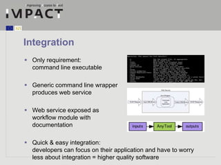 The IMPACT Interoperability Framework - Workflows for OCR and beyond | PPT