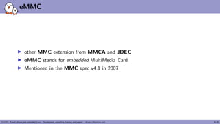 Kernel Recipes 2018 - Overview of SD/eMMC, their high speed modes and ...