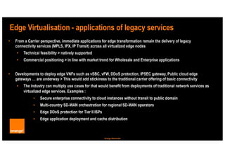 Edge virtualisation for Carrier Networks | PPT