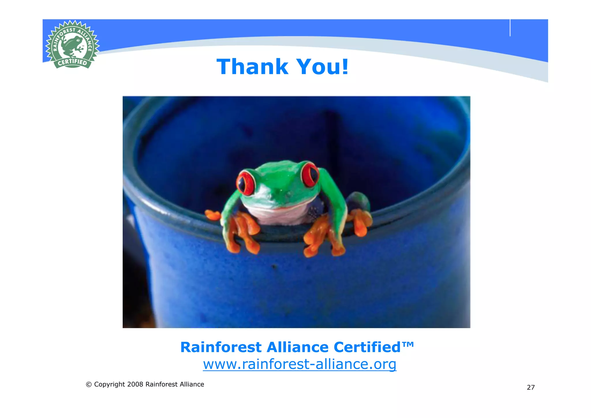 Rainforest Alliance | PDF