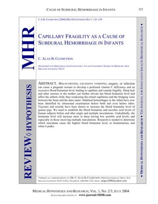 Clemetson shaken baby syndrome | PDF