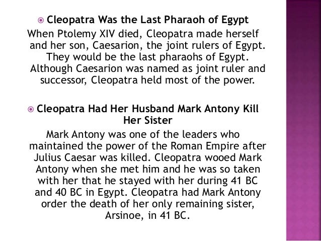 Cleopatra Facts