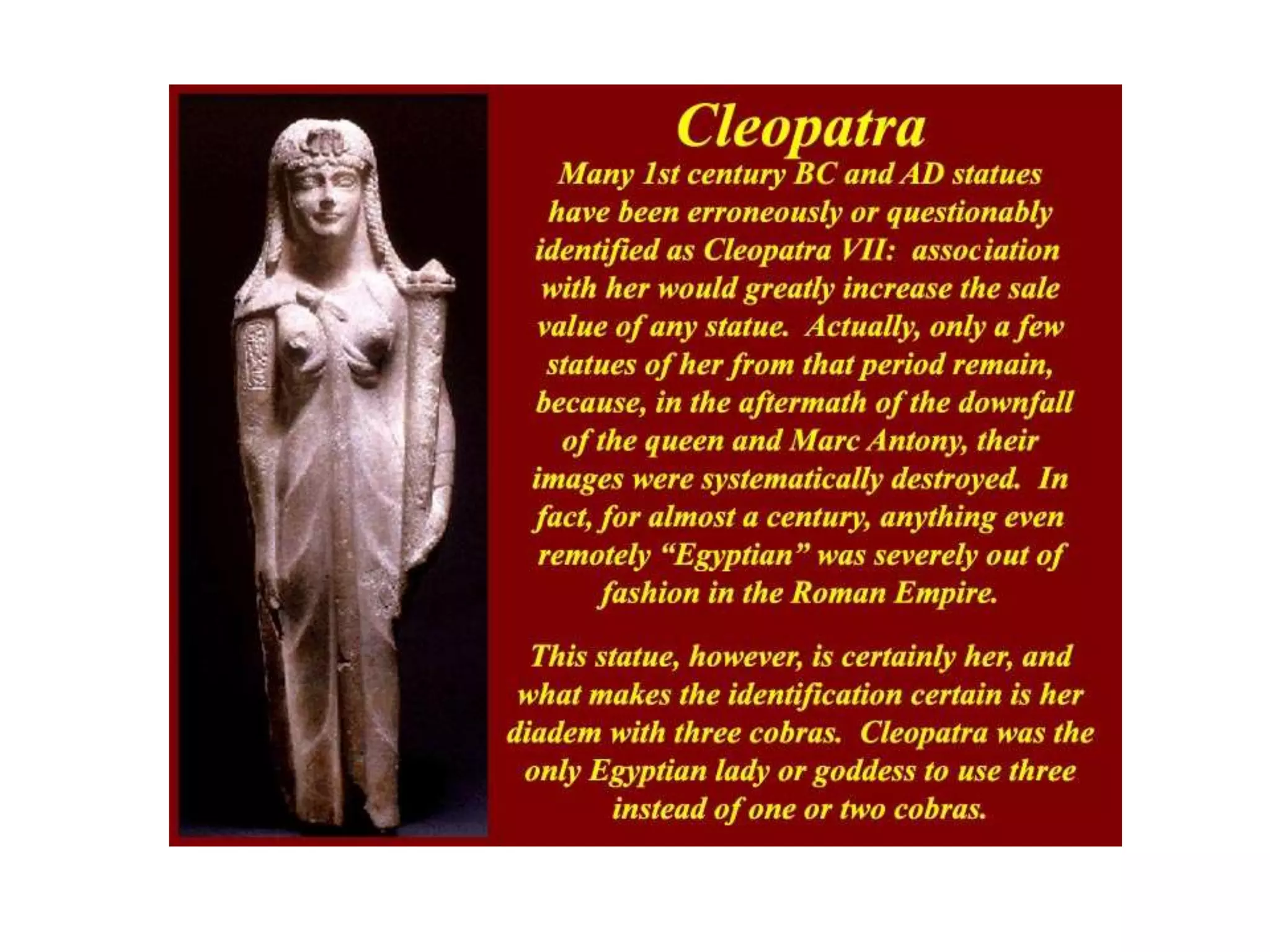 Cleopatra the life of an Egyptian Queen | PPTX