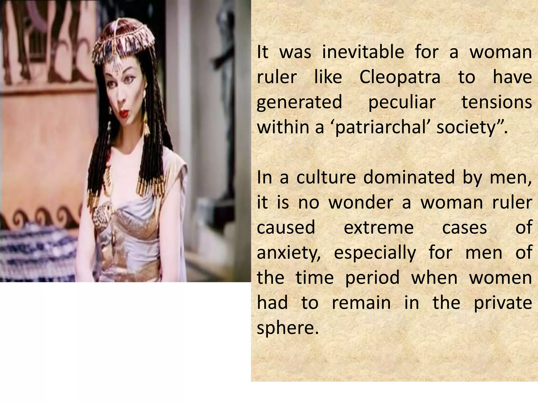 Cleopatra the life of an Egyptian Queen | PPTX