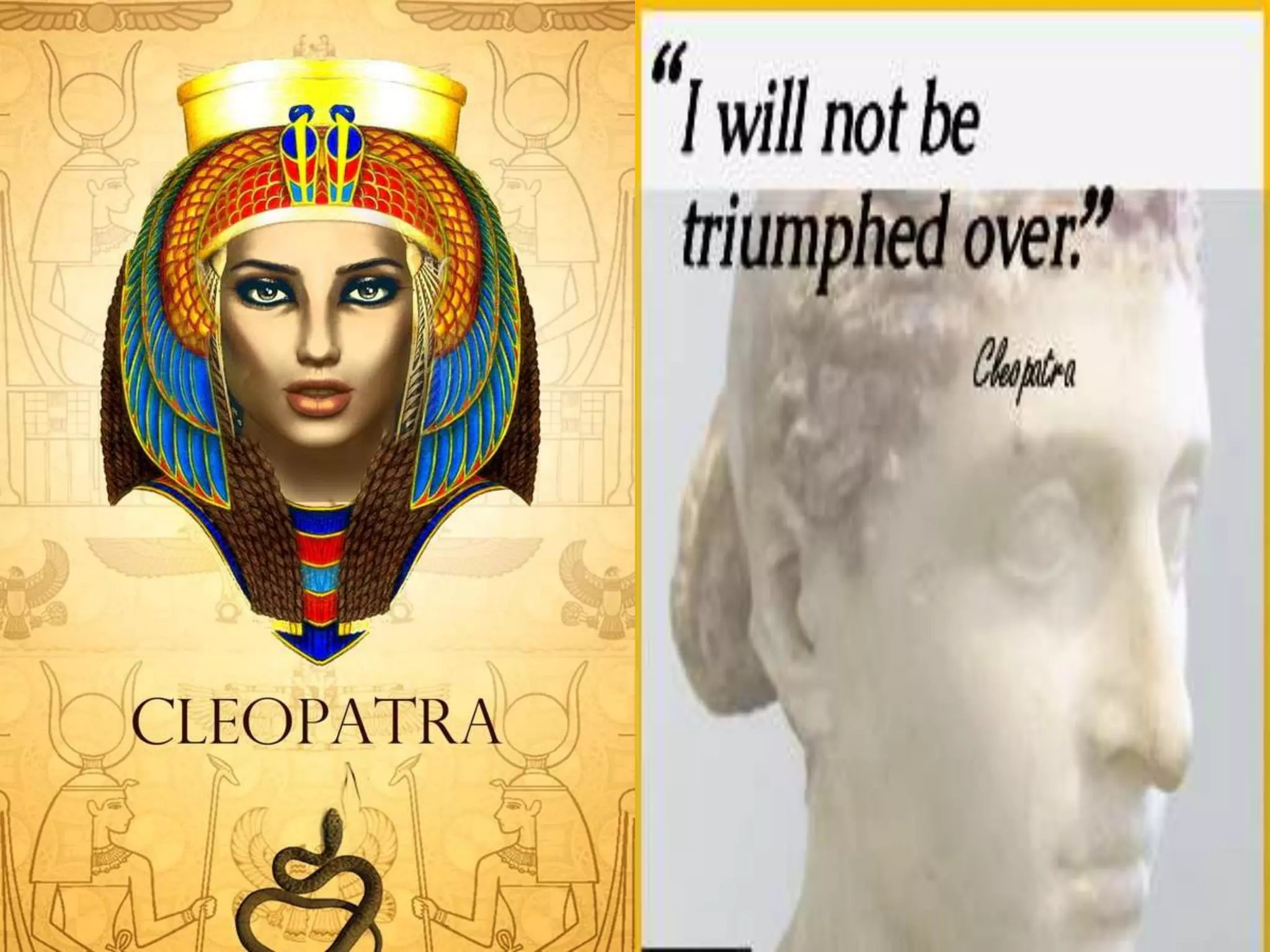 Cleopatra the life of an Egyptian Queen | PPTX