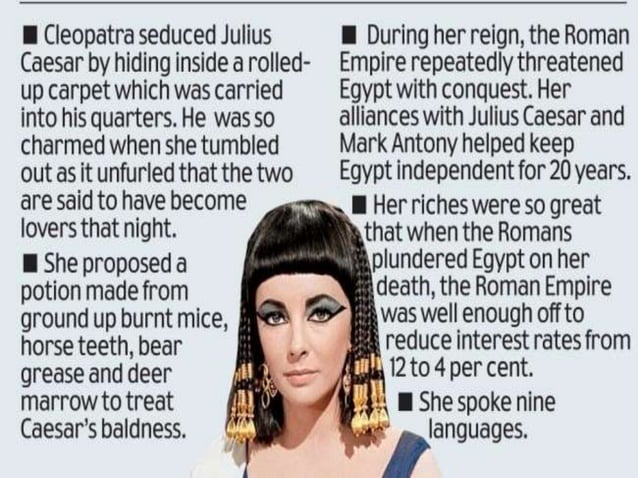 Cleopatra the life of an Egyptian Queen | PPTX