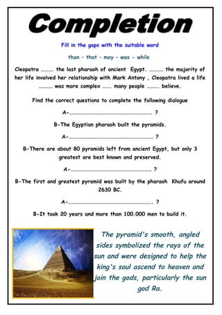 Cleopatra Vii Pyramid