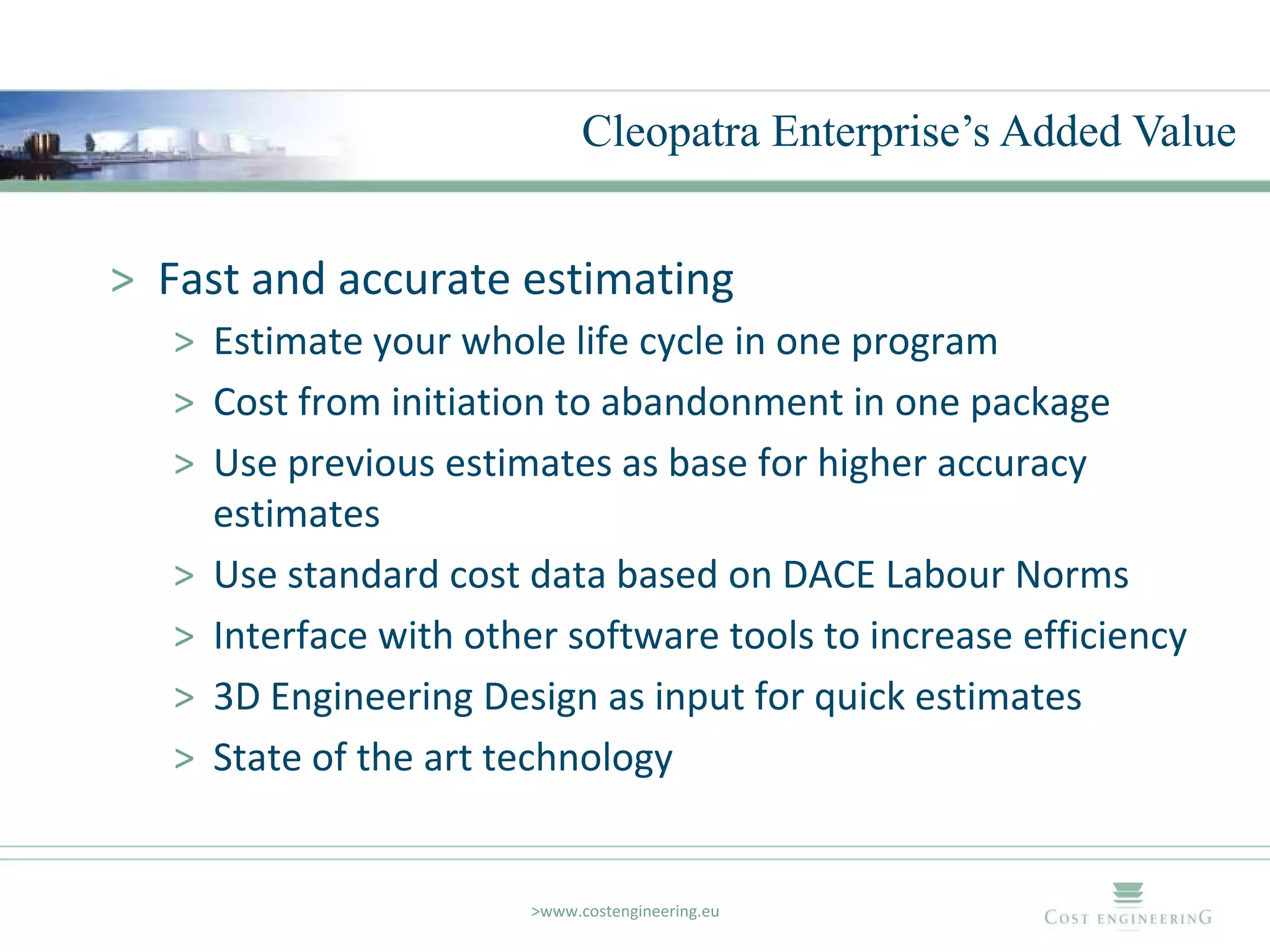 Cleopatra Enterprise Added Value | PDF | Technology & Computing
