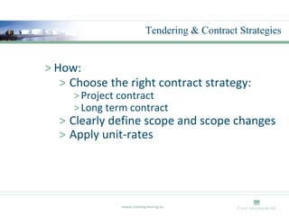 Cleopatra Enterprise Tendering And Contract Strategies | PDF