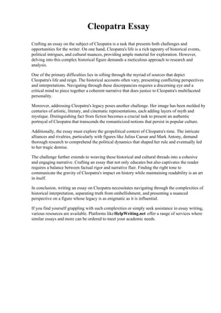 Cleopatra Essay.pdf