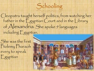 Cleopatra VII Social Studies Project | PPTX