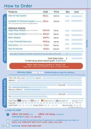 Cleo Q Brochure | PDF