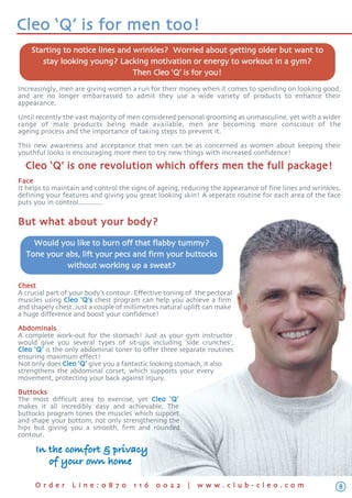 Cleo Q Brochure | PDF