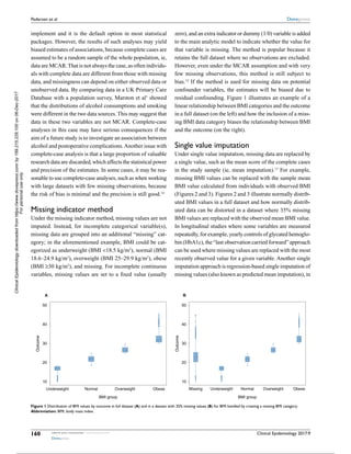 missing-data-and-multiple-imputation-in-clinical-epidemiolog | PDF | Medical Health