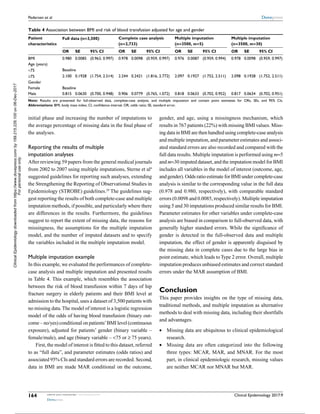 missing-data-and-multiple-imputation-in-clinical-epidemiolog | PDF ...