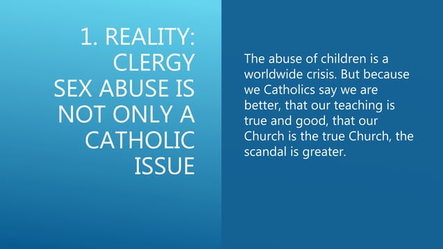 Catholic Clergy Sex Abuse: Scandal & Crisis, Prevention & Healing ...