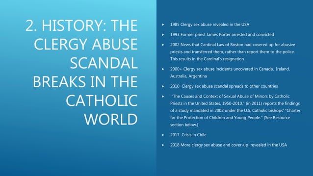 Catholic Clergy Sex Abuse: Scandal & Crisis, Prevention & Healing ...