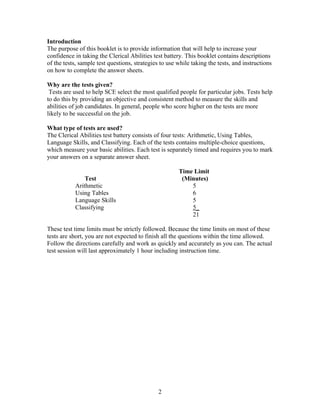 Clerical abilities (5106) | PDF