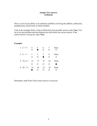 Clerical abilities (5106) | PDF