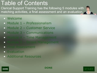 Clerical support training | PPT