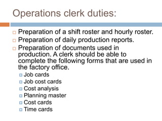 Operations, Despatch and Transport Services | PPTX | Business ...