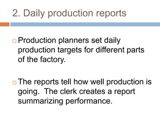 Operations, Despatch and Transport Services | PPTX | Business ...