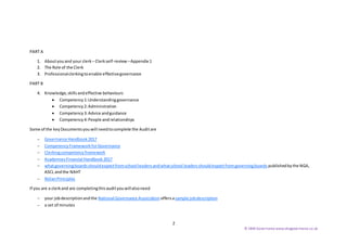 A Clerking Competency Compliance Audit | PPT