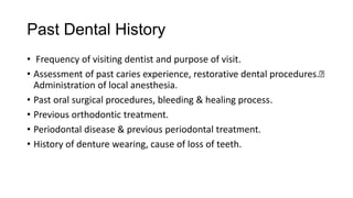 Clerking of a perio patient | PPTX