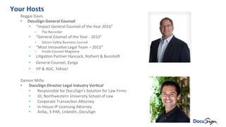 Legality of Electronic Signatures -- CLE Webinar 7.12.16