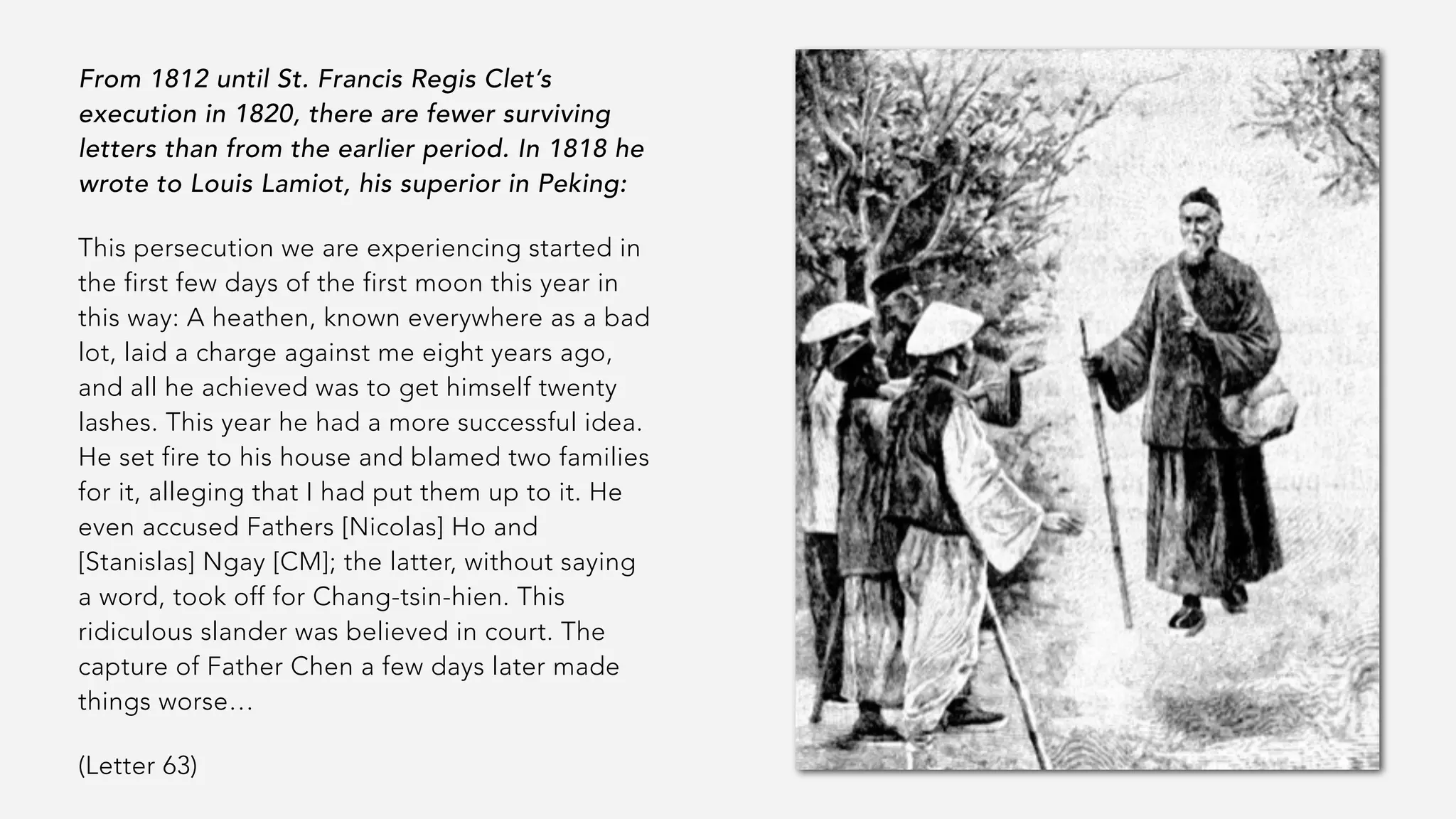 St. Francis Regis Clet CM as seen in his letters | PDF